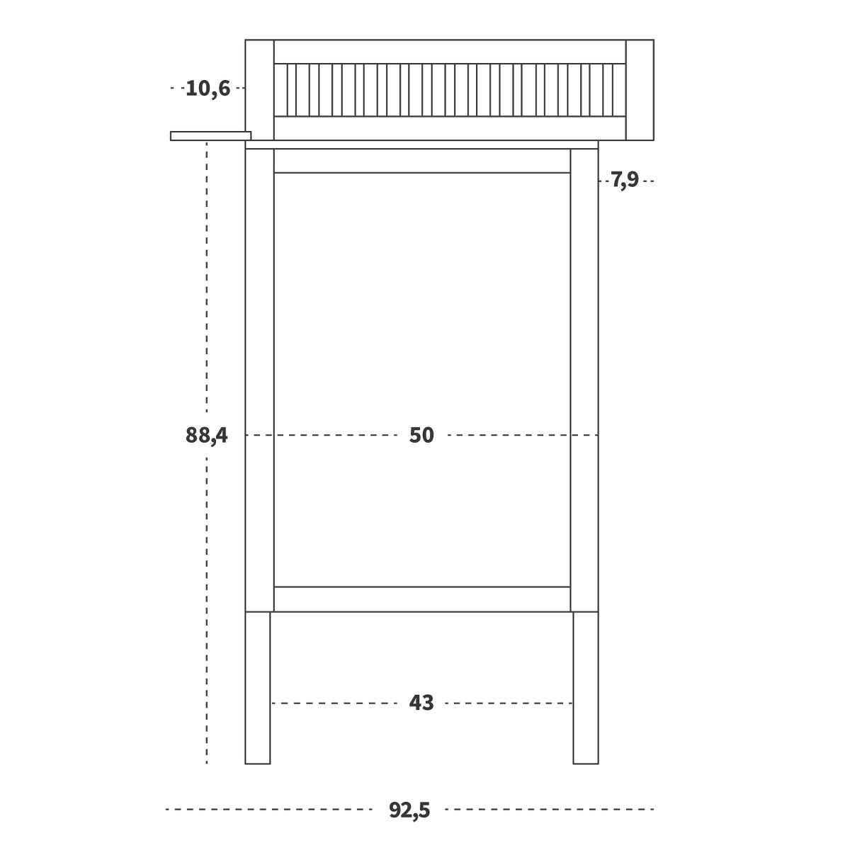 Sebra changing unit classic, 2 doors | Kindermaxx