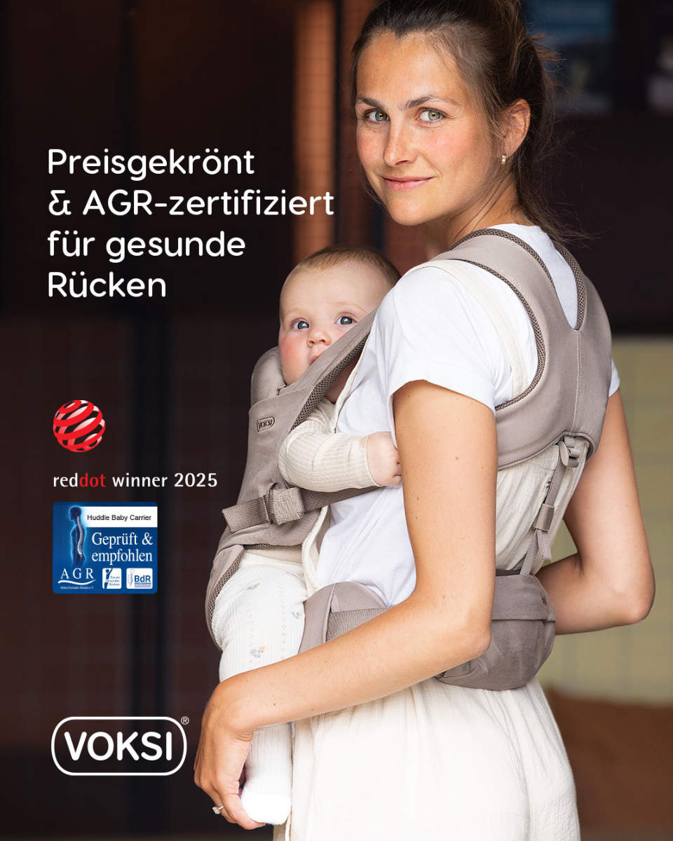 Voksi Huddle Zip-on Babytrage | Clay | 11042416-Clay-One Size-Std ...